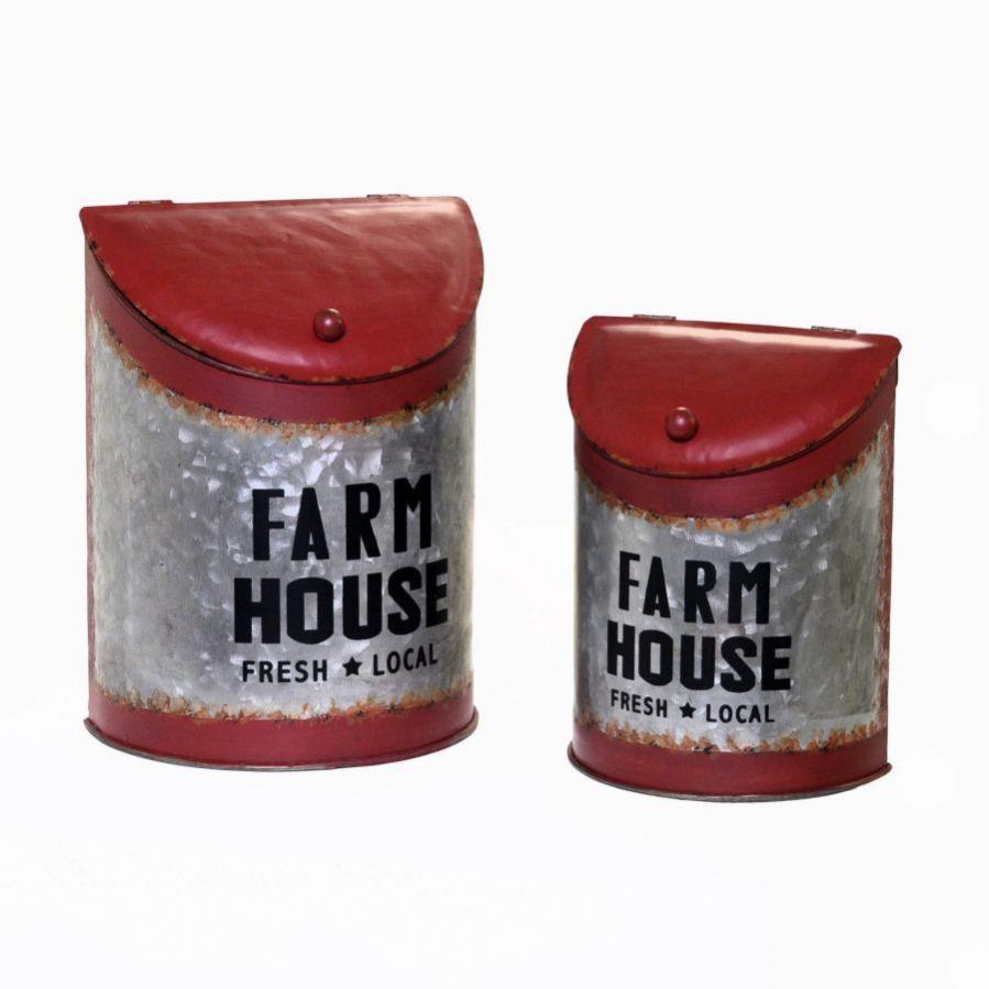 Red metal letter holder 1-2 cm23x12,5h30 | Leroy Merlin