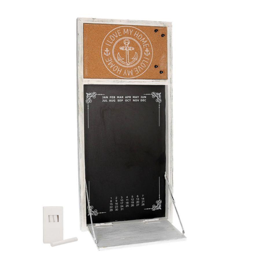 Lavagna calendario con mensola e gessetto cm30x65x3,5-20 | Leroy Merlin