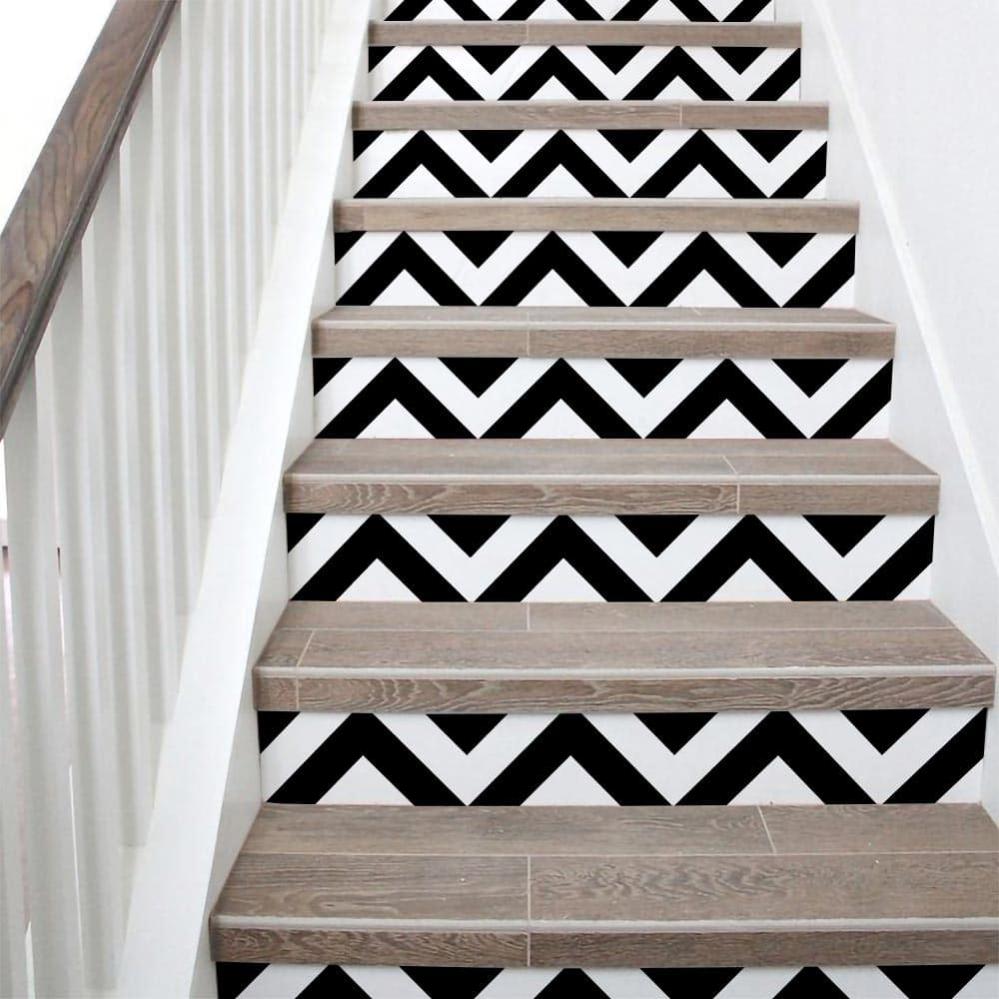 Stickers Contremarches Scandinave - 18cm x 100cm | Lot de 3 ...