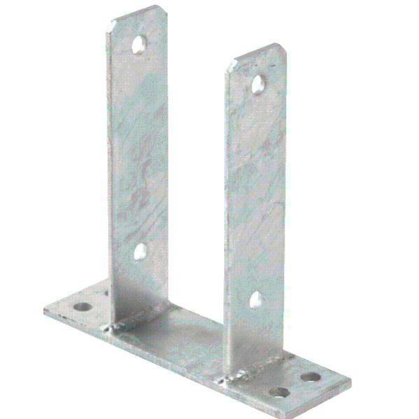 Steel Pole Base - for 9x9cm poles | Leroy Merlin