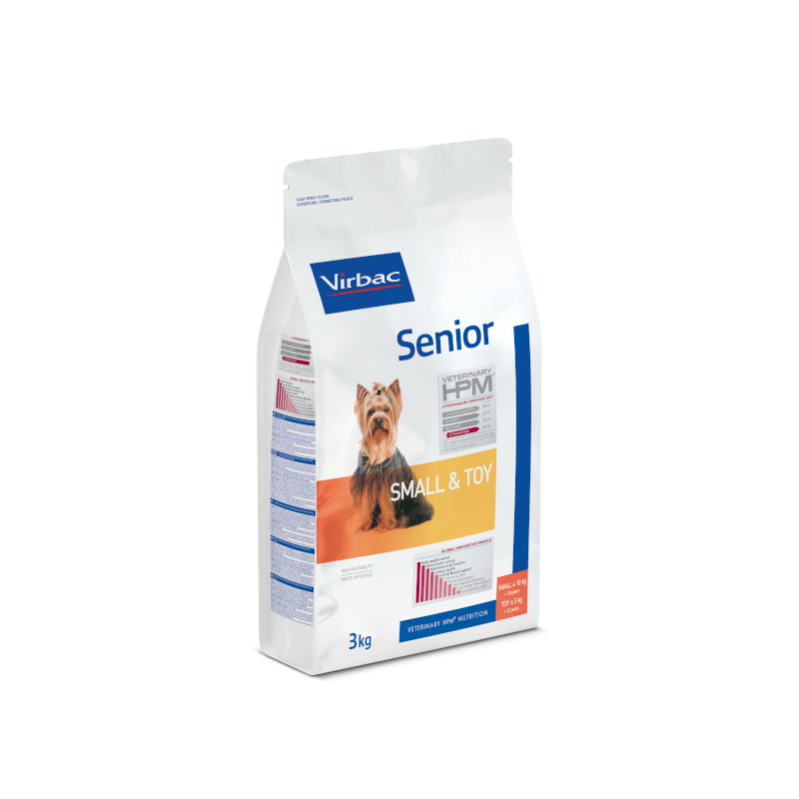 VIRBAC Veterinary Croquette HPM pour chien pour Petit Chien Senior ...