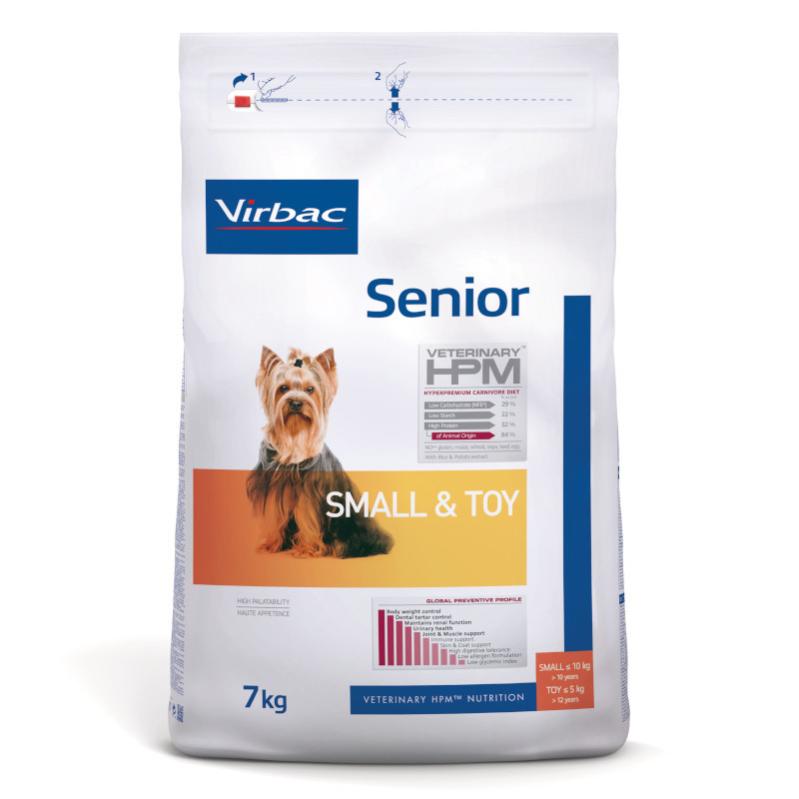 VIRBAC Veterinary Croquette HPM pour chien pour Petit Chien Senior ...
