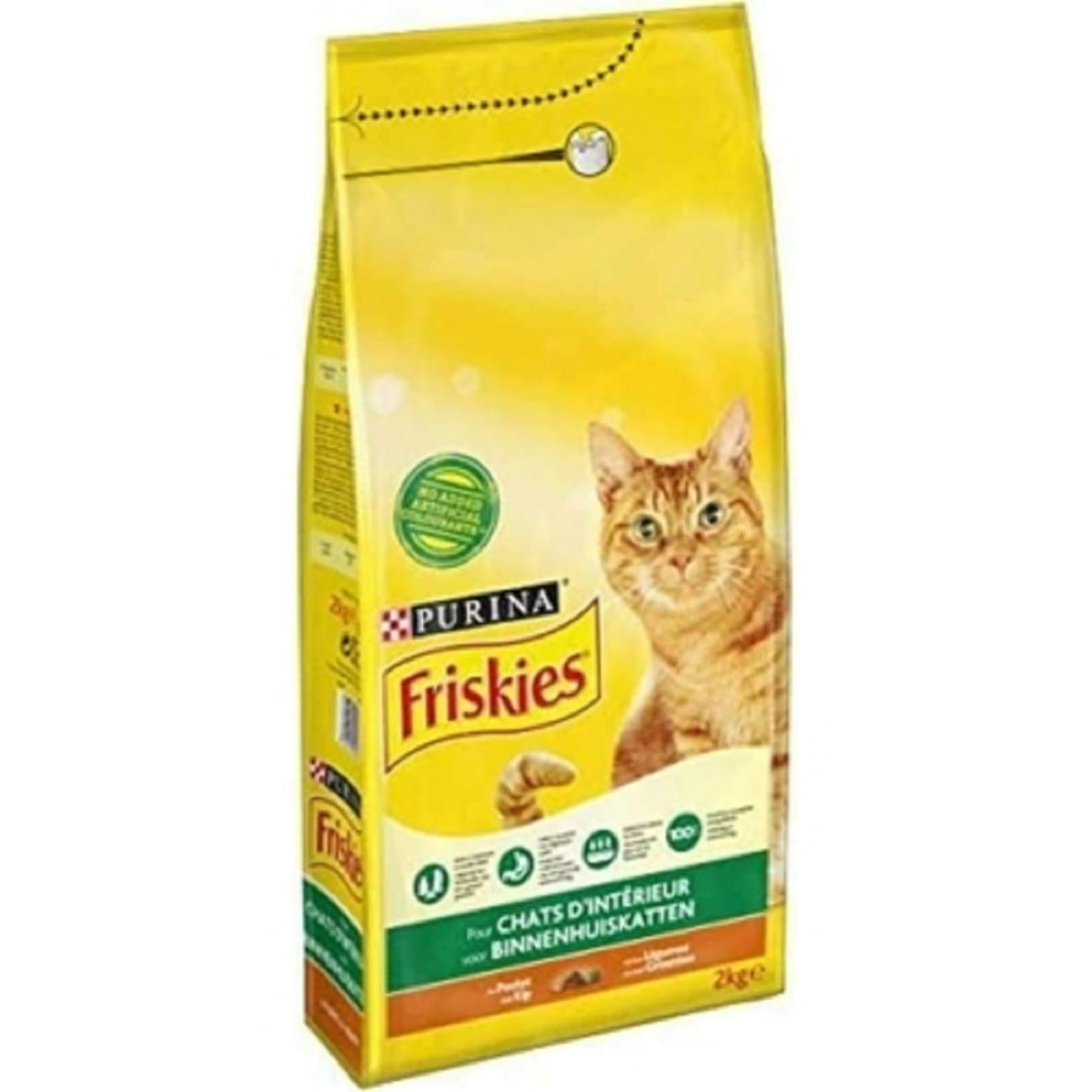 Croquette FRISKIES pour Chats d'Intérieur - au Poulet et à la Dinde ...