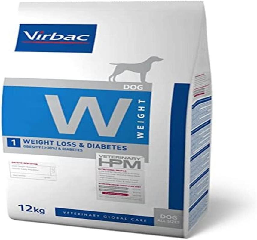 VIRBAC Veterinary Croquette HPM pour chien Weight Loss Diabete 12kg ...