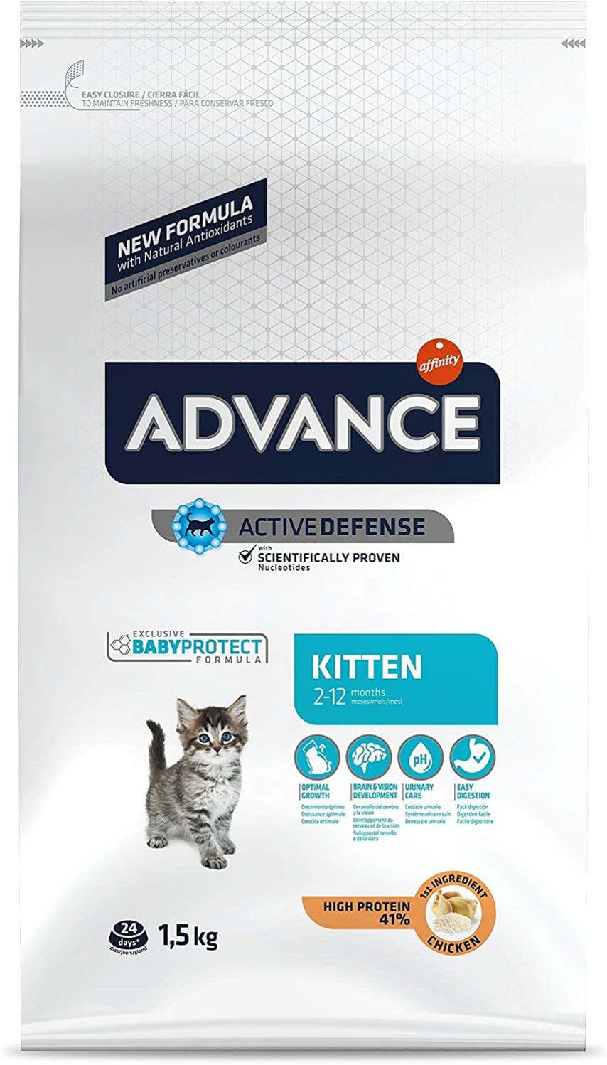 Croquette Advance Pour Chaton Poulet & Riz 1.5kg | Leroy Merlin