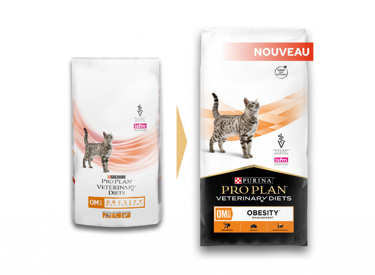 PURINA Pro Plan Veterinary Diets Chat OM St/Ox Obesity Management ...