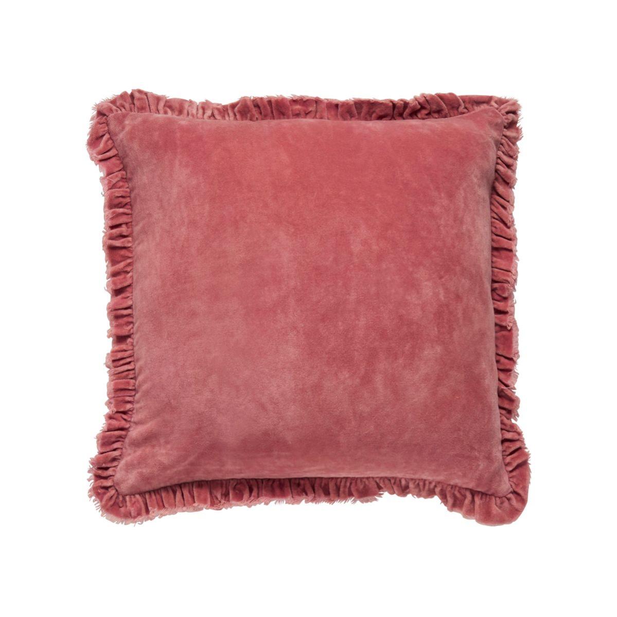 Coussin en coton rose Hippy | Leroy Merlin