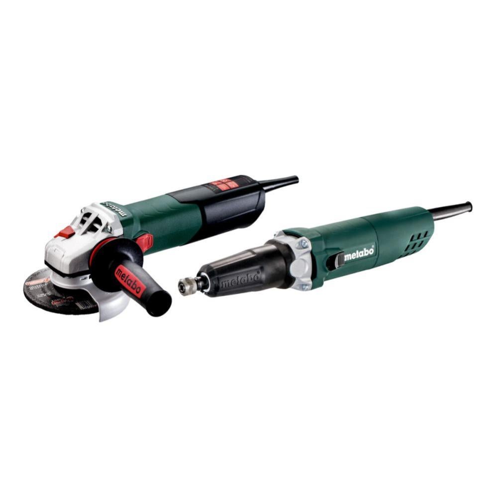 Ø 125mm Angle Grinder Set WEV 15-125 Q + Grinder Straight G 400 | Leroy ...
