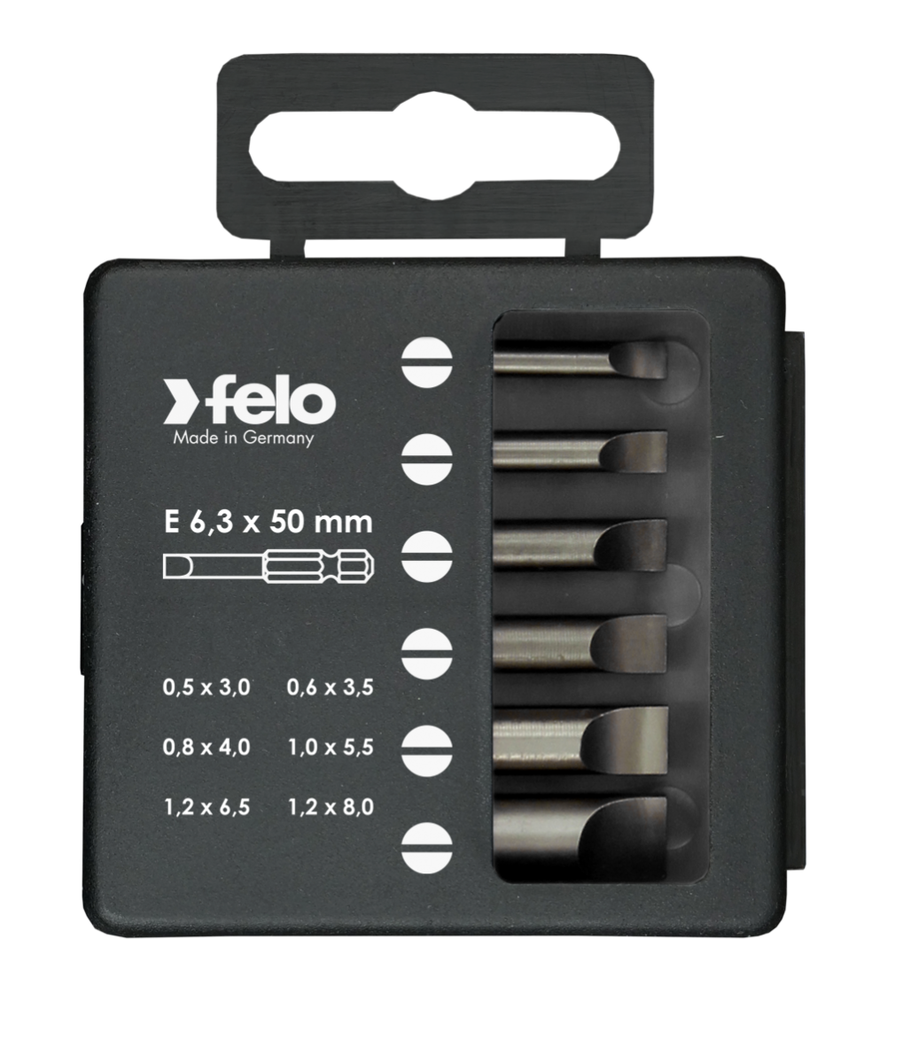 Felo 03091516 - Juego de puntas planas Felo PROFI 50 mm. | Leroy Merlin