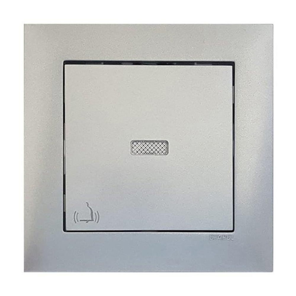 Interruptor pulsador luminoso 250V Alum | Leroy Merlin