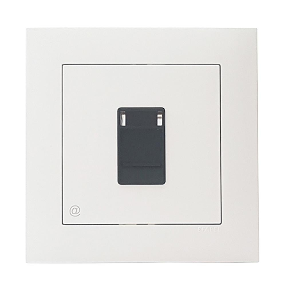 Toma informática RJ45 CAT 6 UTP 1 SALIDA BL | Leroy Merlin