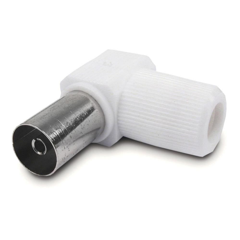 Conector angular TV coaxial 9,5 (h) | Leroy Merlin