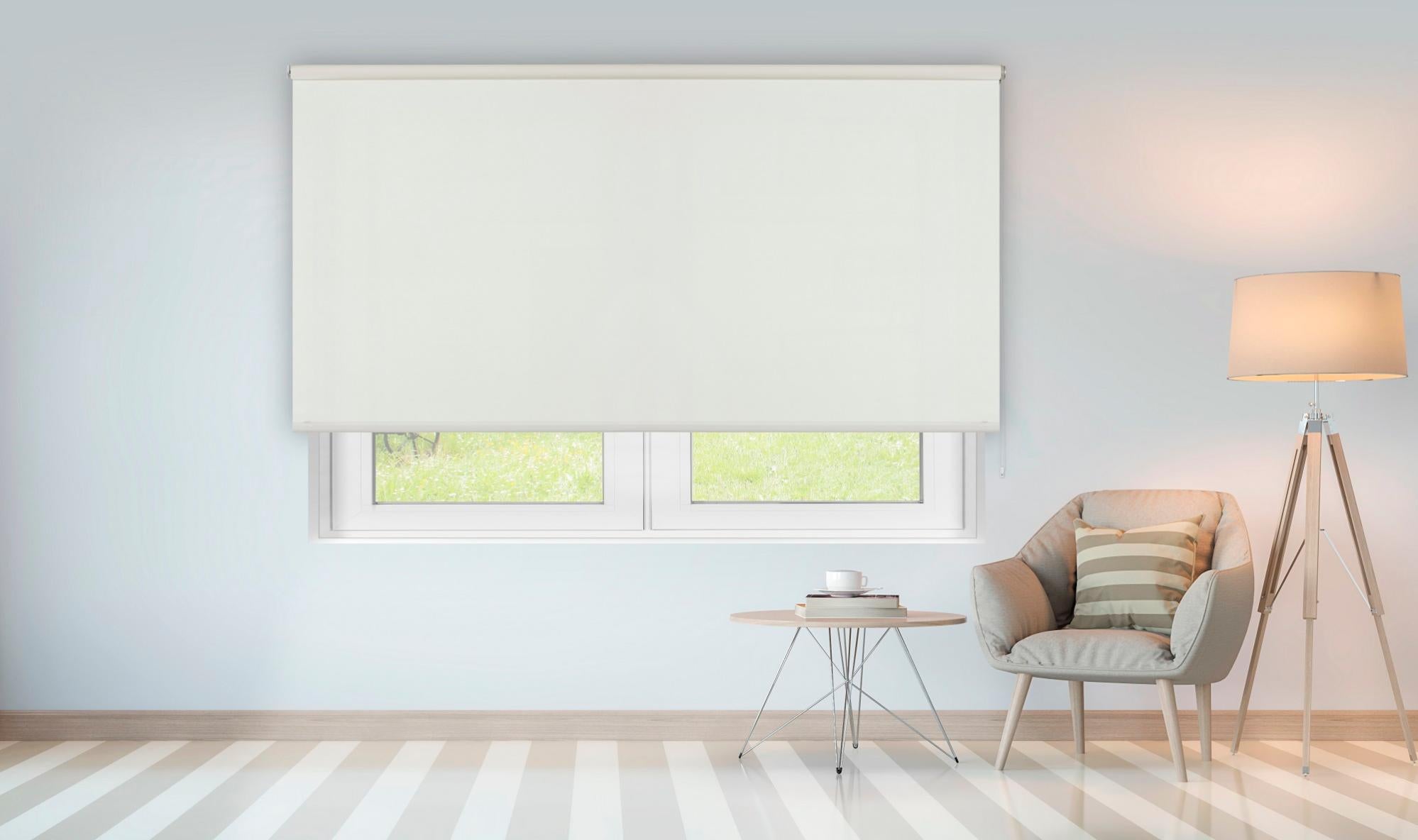 Estor Enrollable Viewtex Traslúcido Chela Blanco 120x250cm | Leroy Merlin