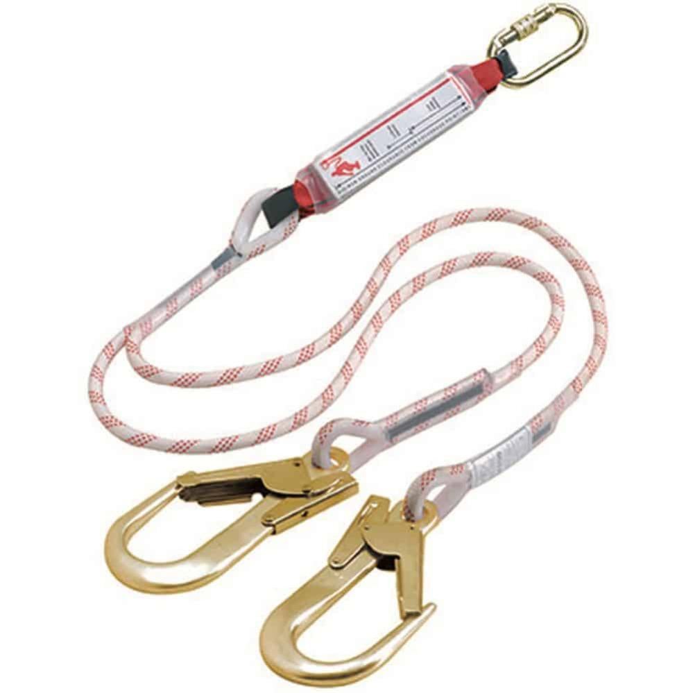 Coverguard - Double longe à absorbeur d'énergie corde tressée avec 2 ...