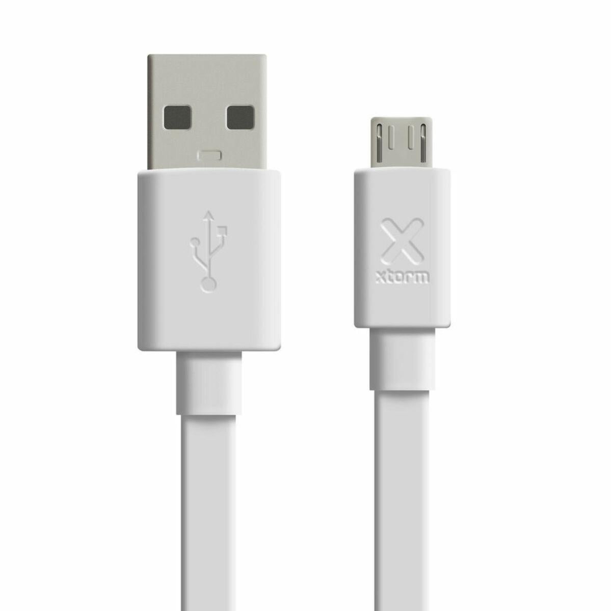Câble USB vers micro USB Shine Inline CF020 3 m Blanc | Leroy Merlin
