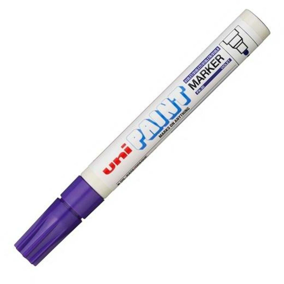 Marcatore permanente Uni-Ball Paint Marker PX-20 Violetta 12 Unità ...