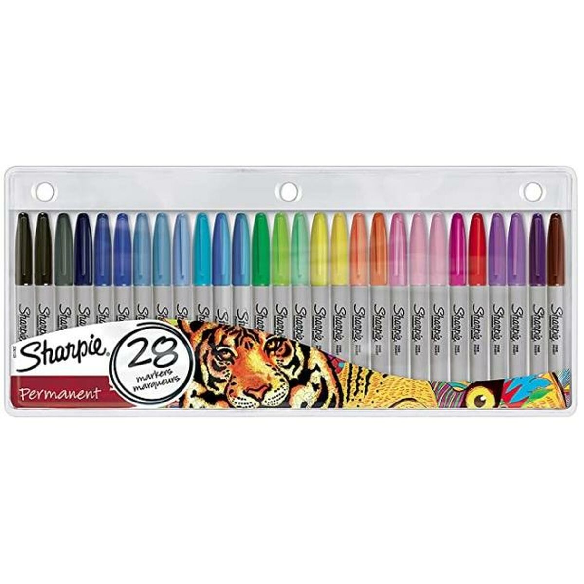 Set di Pennarelli Sharpie Multicolore Permanente 28 pcs 1 Unità | Leroy ...