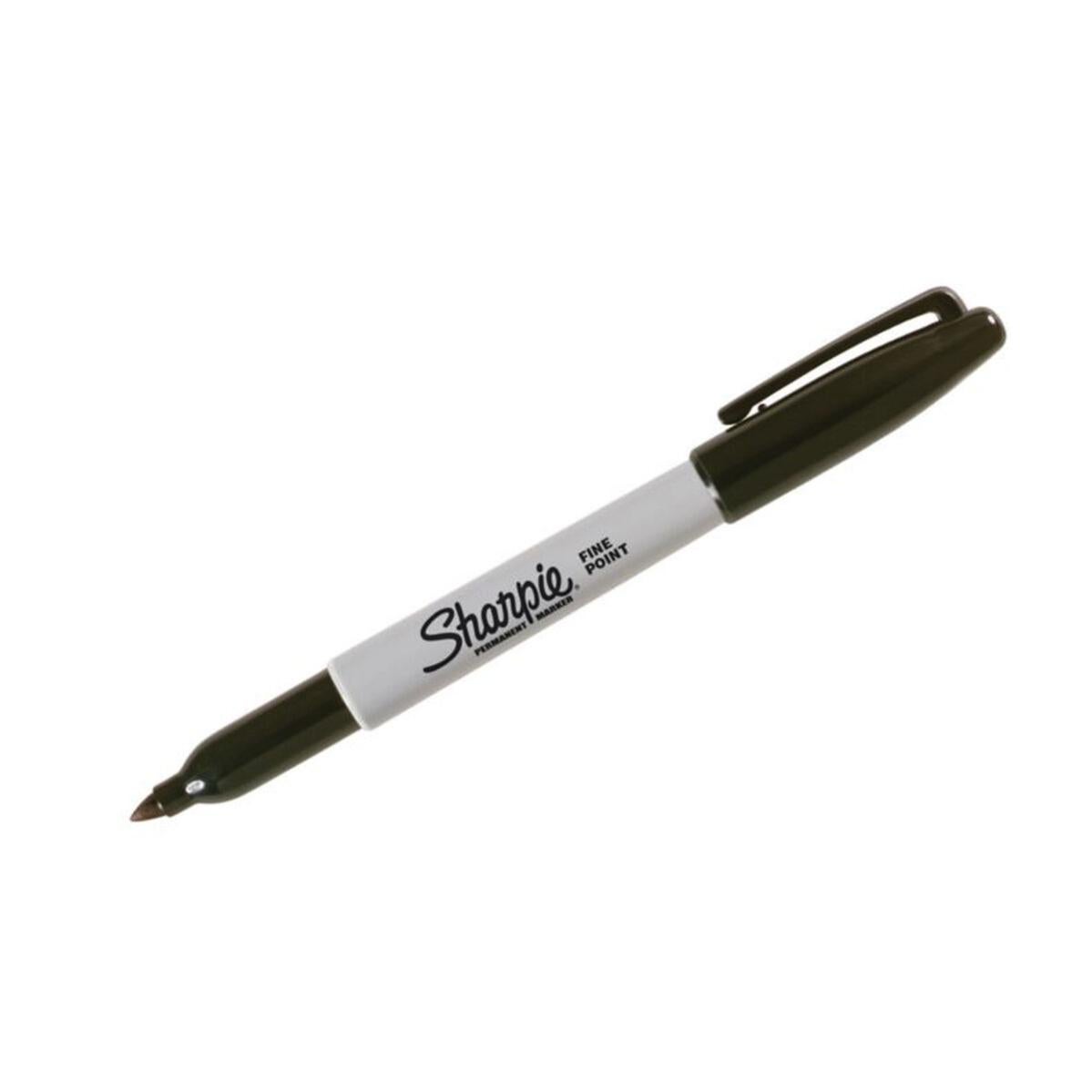 Rotulador permanente Sharpie Fine Permanente Negro 24 Unidades | Leroy ...