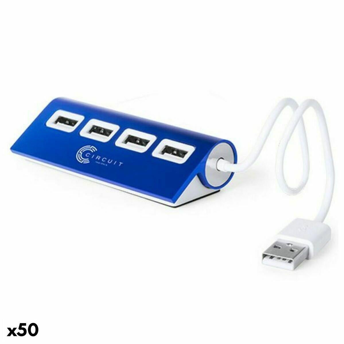 Hub USB 4 Ports 145201 (50 Unités) - Bleu | Leroy Merlin