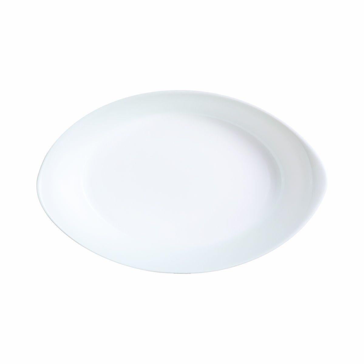 Fuente para Horno Luminarc Smart Cuisine Ovalada Blanco Vidrio (21 x 13 ...