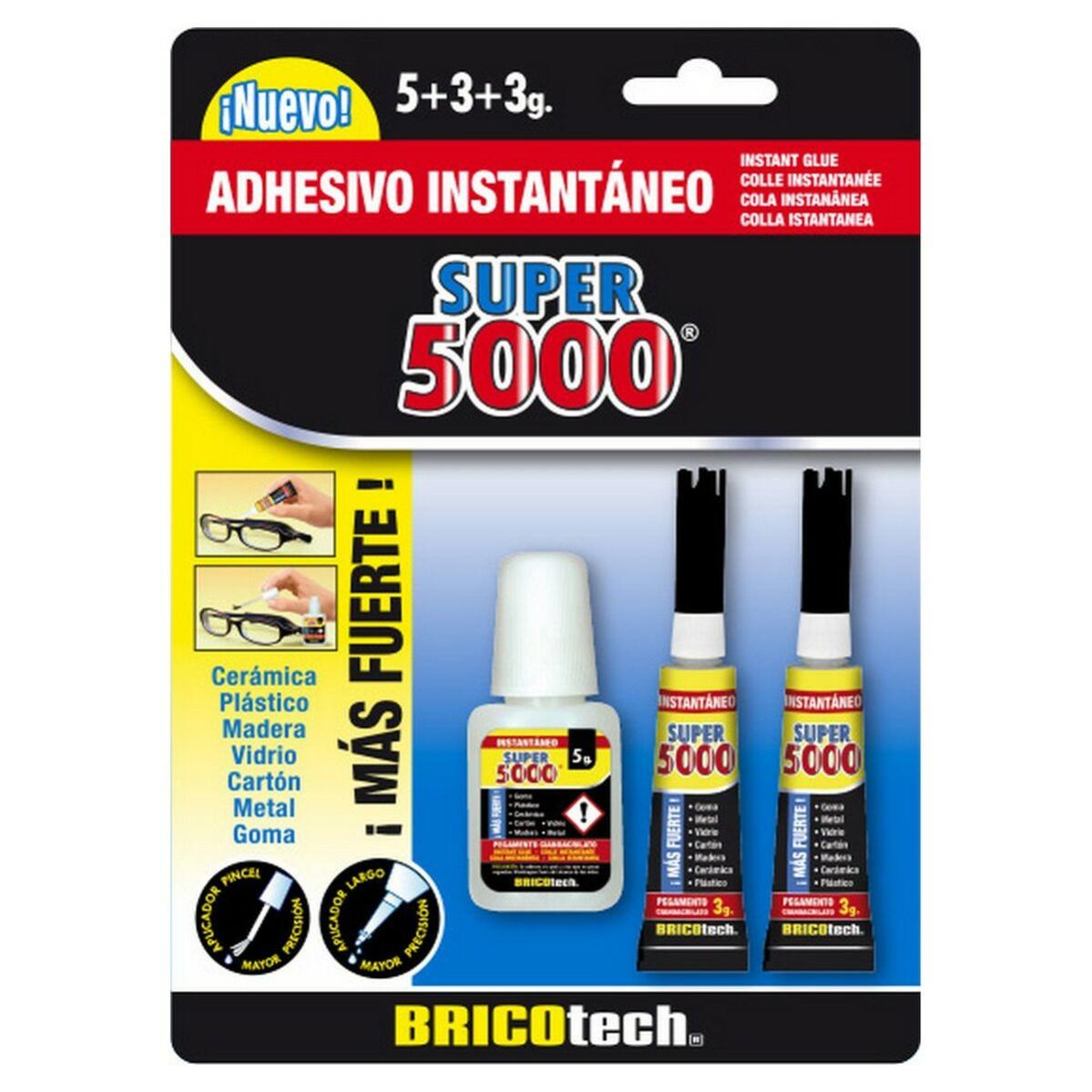 Adhésif instantané Bricotech Super 5000 3 Unités | Leroy Merlin