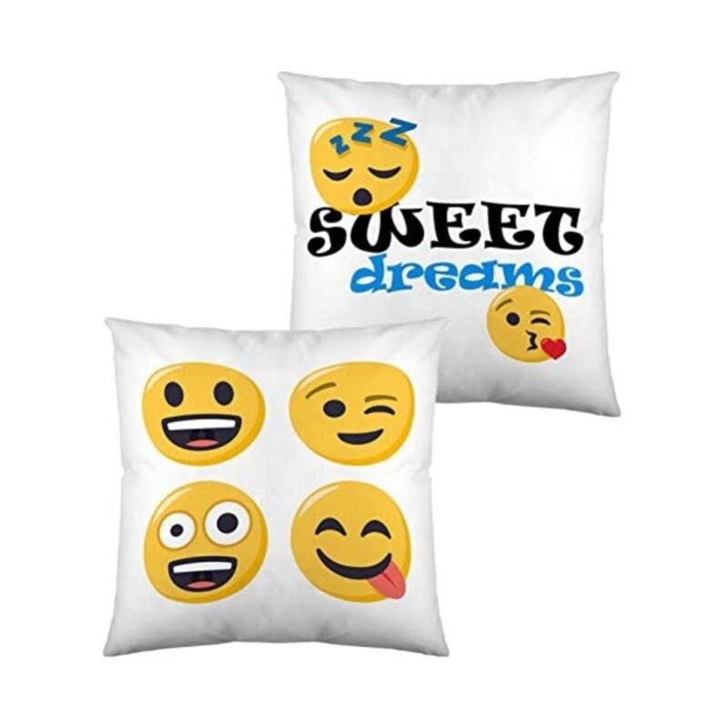 Housse de coussin Emoji (40 x 40 cm) | Leroy Merlin