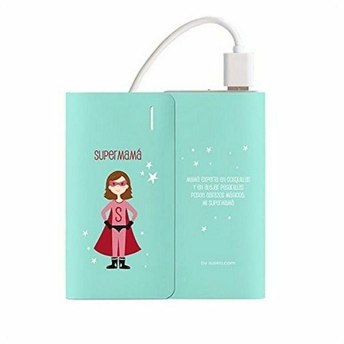 Power Bank Susiko AATBPT0170 4000 mAh Vert turquoise | Leroy Merlin