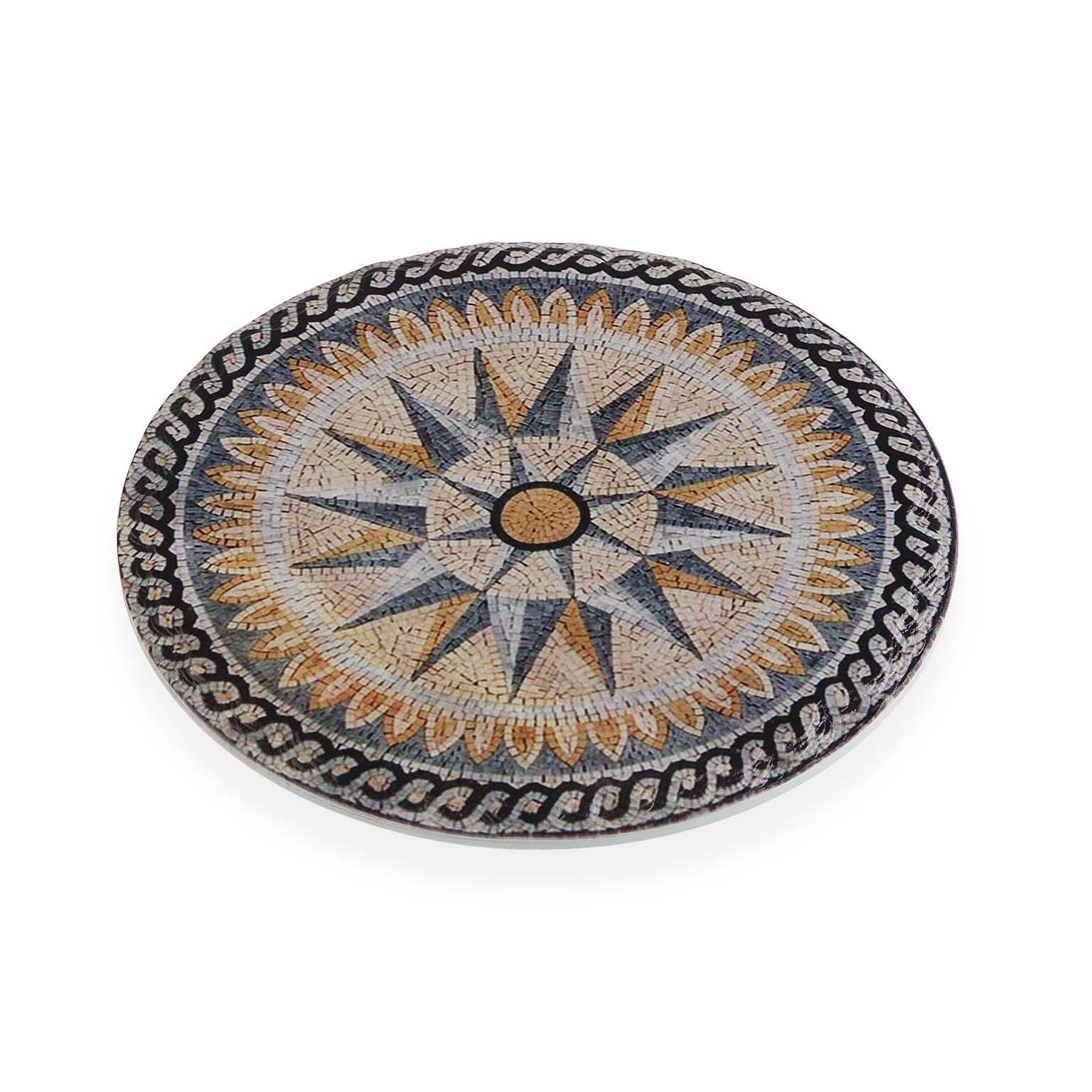 Dessous de plat Rond Mosaïque Liège Céramique (20 x 20 cm) | Leroy Merlin