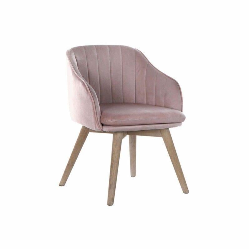 Chaise Rose Bois d'hévéa (56 x 55 x 74 cm) | Leroy Merlin