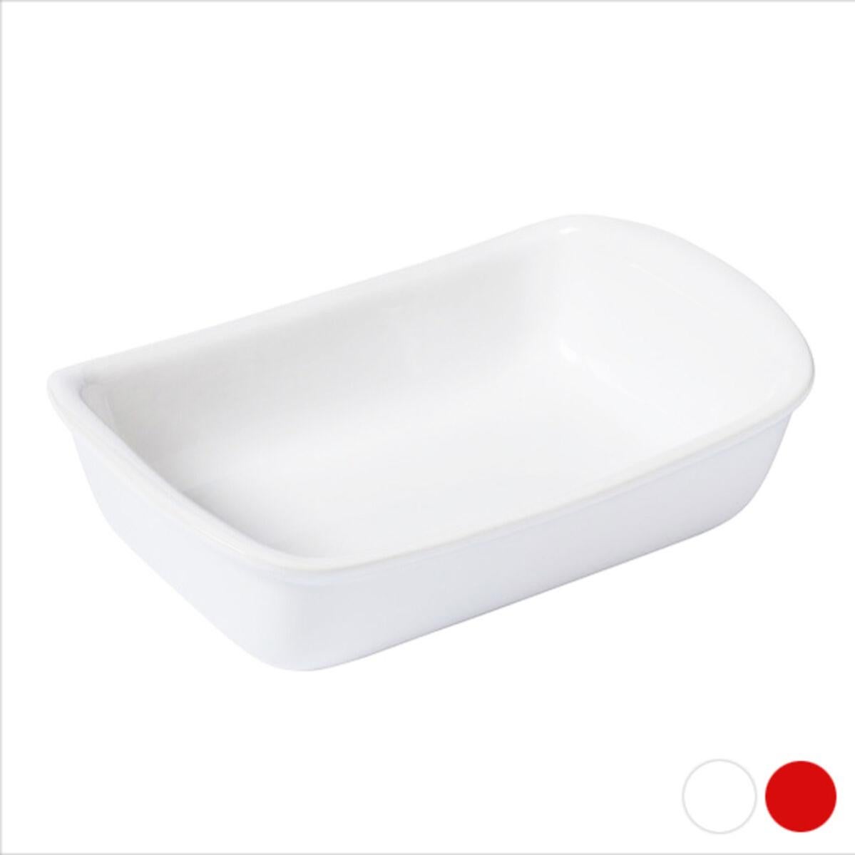 Plat de Four Pyrex Supreme Blanc Céramique (22 x 15 cm) Blanc | Leroy ...