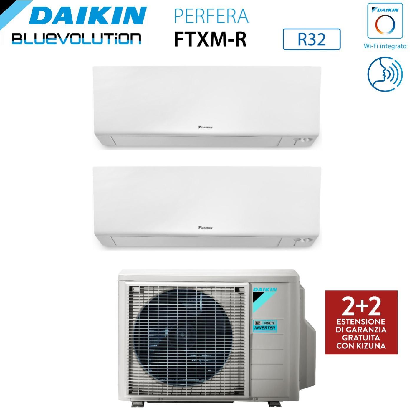Climatizzatore Condizionatore Daikin Bluevolution Dual Split Inverter serie FTXM/R PERFERA WALL ...