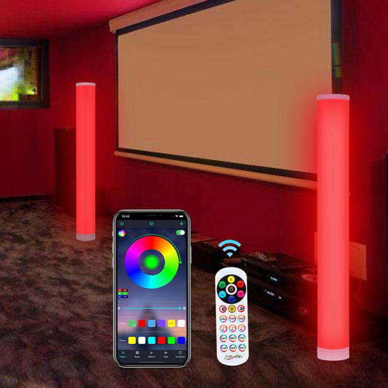 Lampadaire LED 6W dimmable RGB stand uplighter lampadaire lumière coin ...