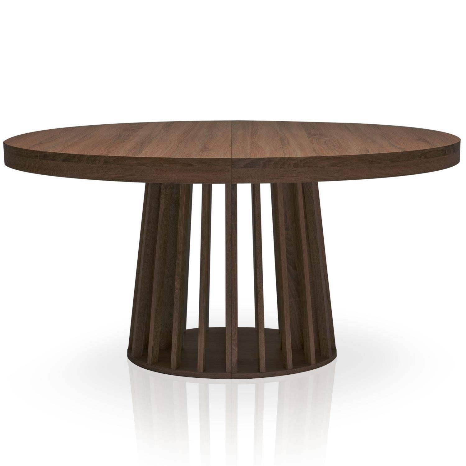 Table ovale extensible Eliza Bois noisette | Leroy Merlin