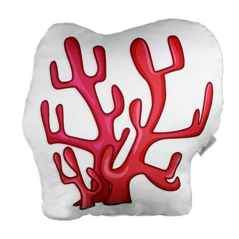 Coussin ludique Calidum corail rouge 39x41cm Multicolore | Leroy Merlin