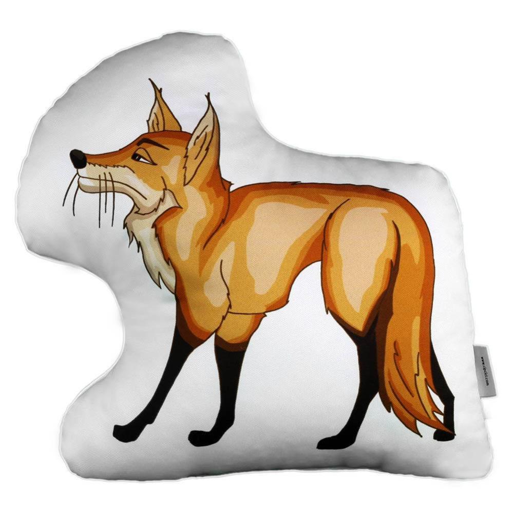 Coussin ludique Calidum renard 38x38cm Multicolore | Leroy Merlin