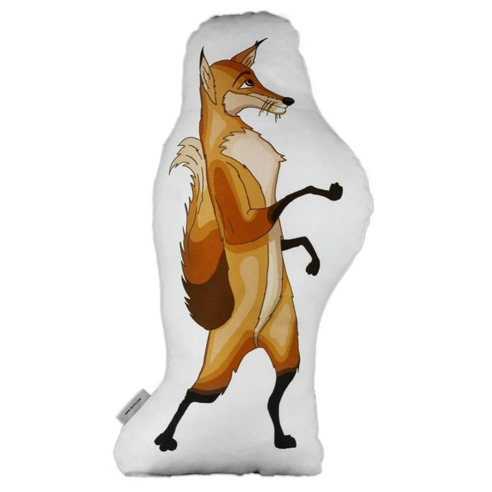 Coussin ludique Calidum renard 42x25cm Multicolore | Leroy Merlin