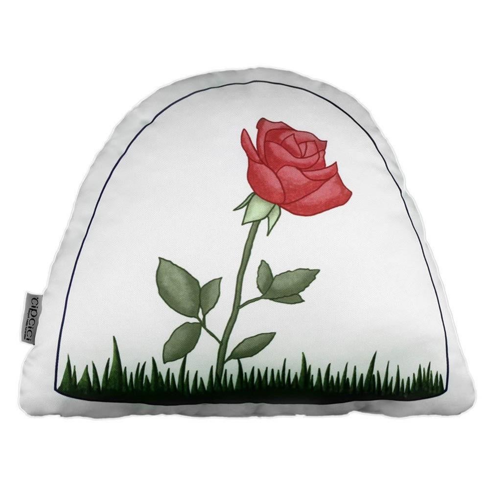 Coussin ludique Calidum La Rose 37x35cm Multicolore | Leroy Merlin