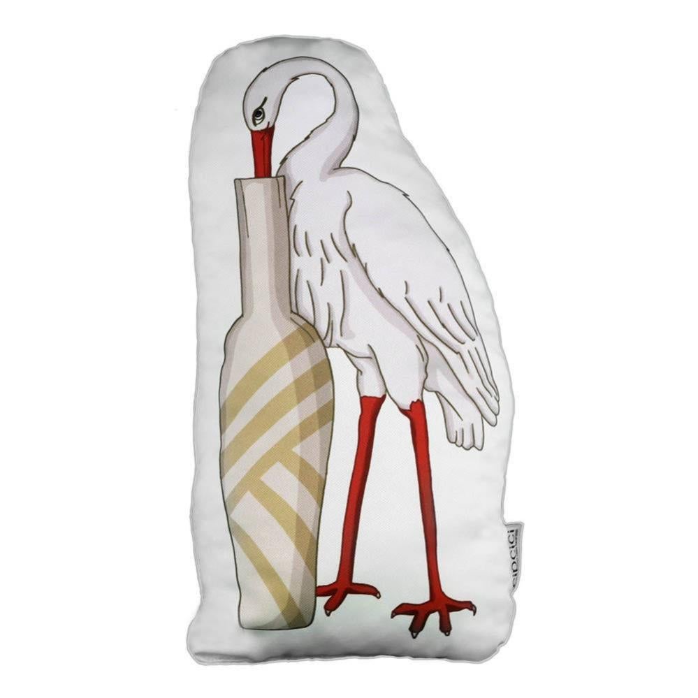 Coussin ludique Calidum cigogne 41x24cm Multicolore | Leroy Merlin