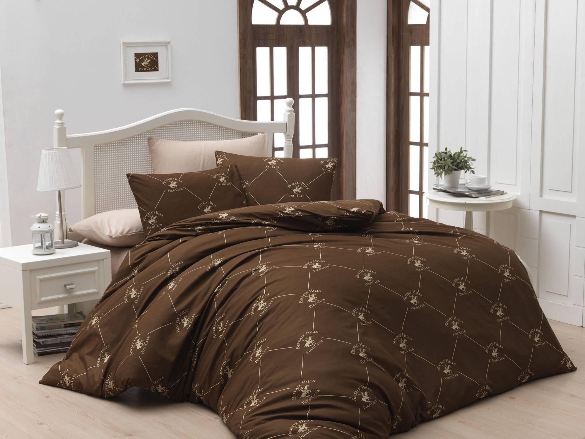 Parures lit double 3 pièces Noctis 100% Coton Motif Losange Beverly ...