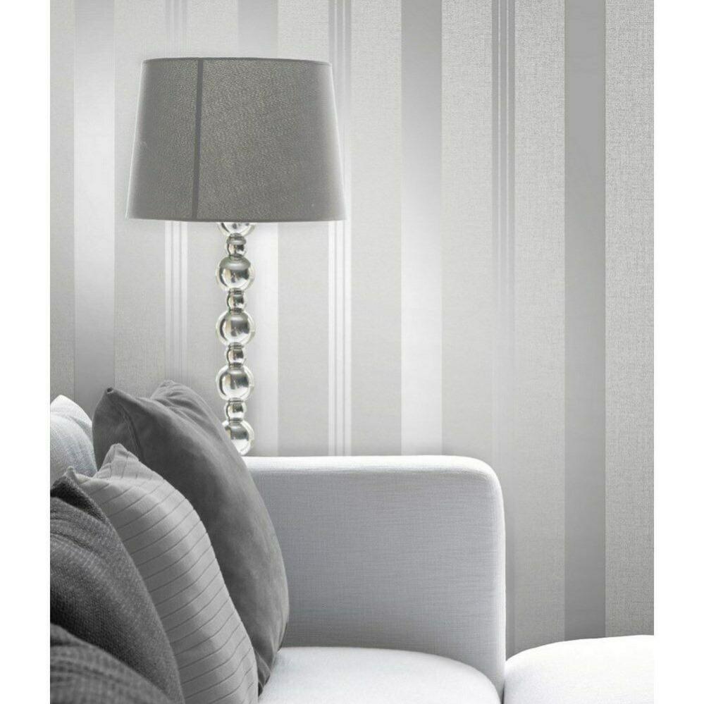 Carta da parati a righe irregolare metallizzate elegante texture in ...