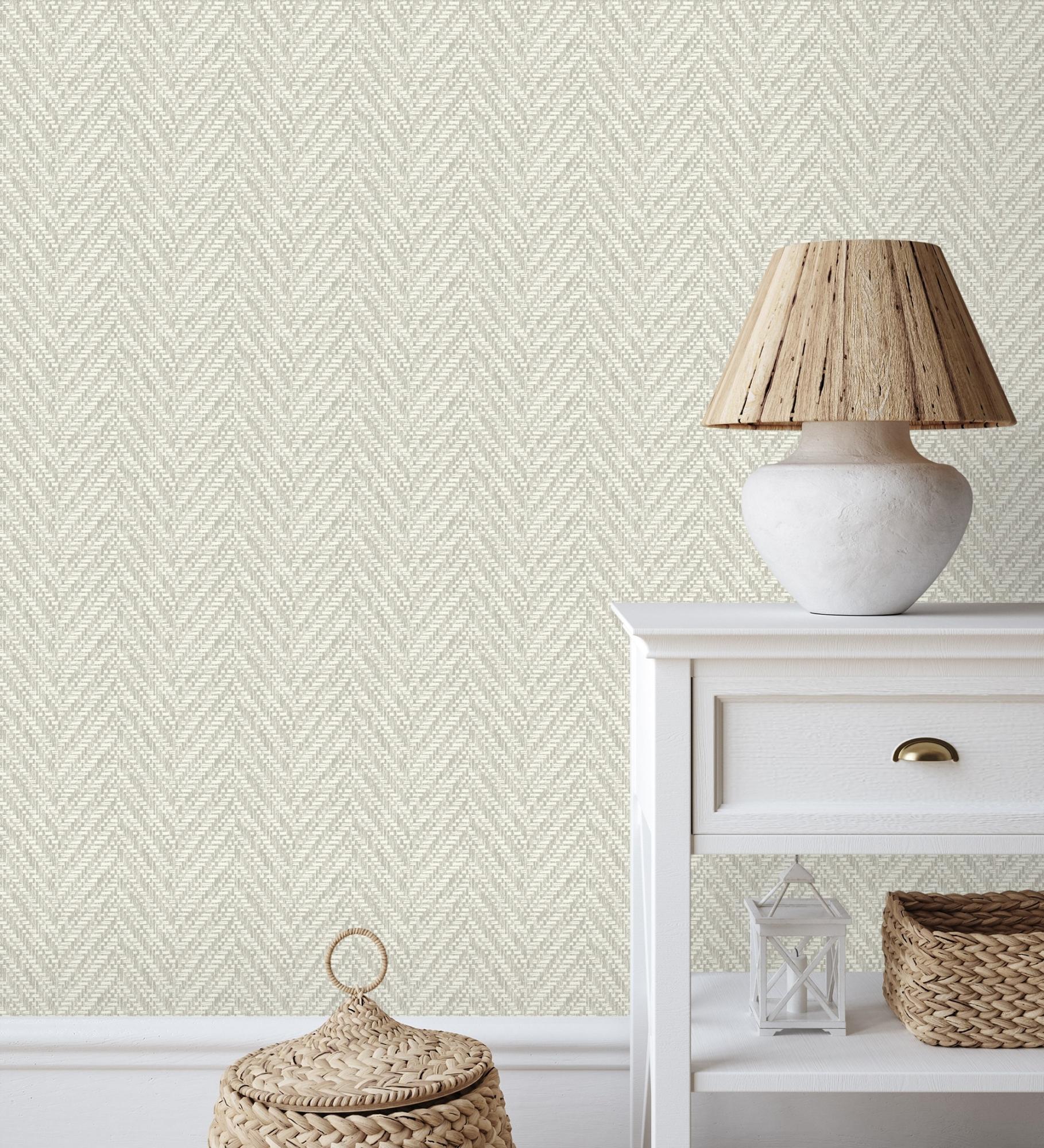 Papel pintado vinílico ecológico de espiga textura fibra vegetal en relieve - Mumbai 679665 de ...