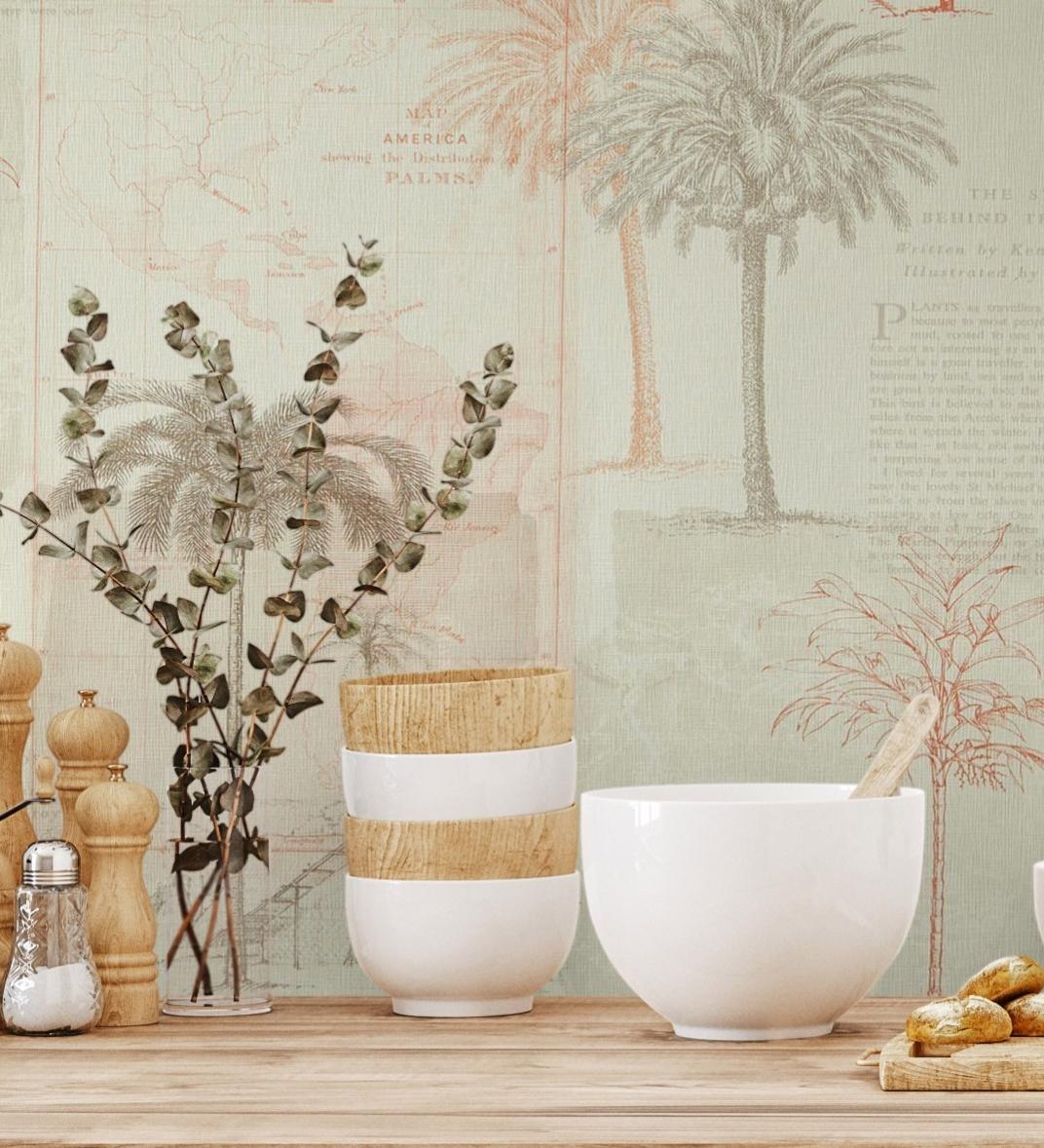 Échantillon DIN A4 de Papier peint pages du carnet de voyage du monde ...