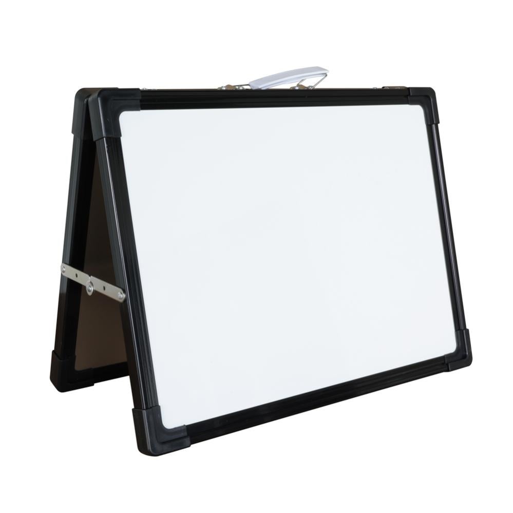 Tableau blanc portable avec cadre noir 30x40 cm | Leroy Merlin