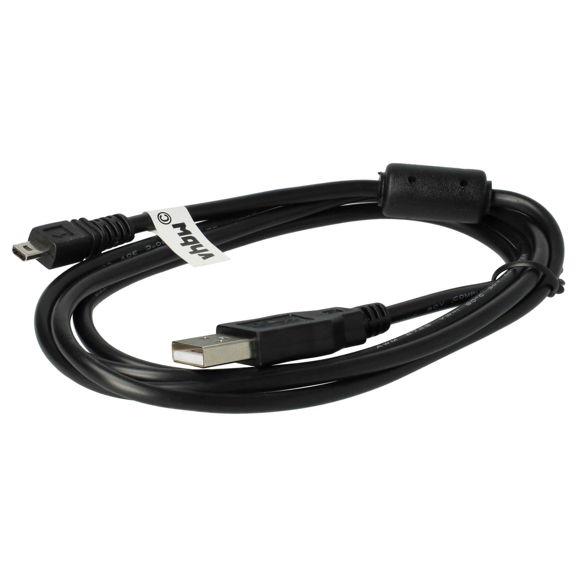 Vhbw Câble USB standard type A, 150 cm, compatible avec Pentax Optio ...