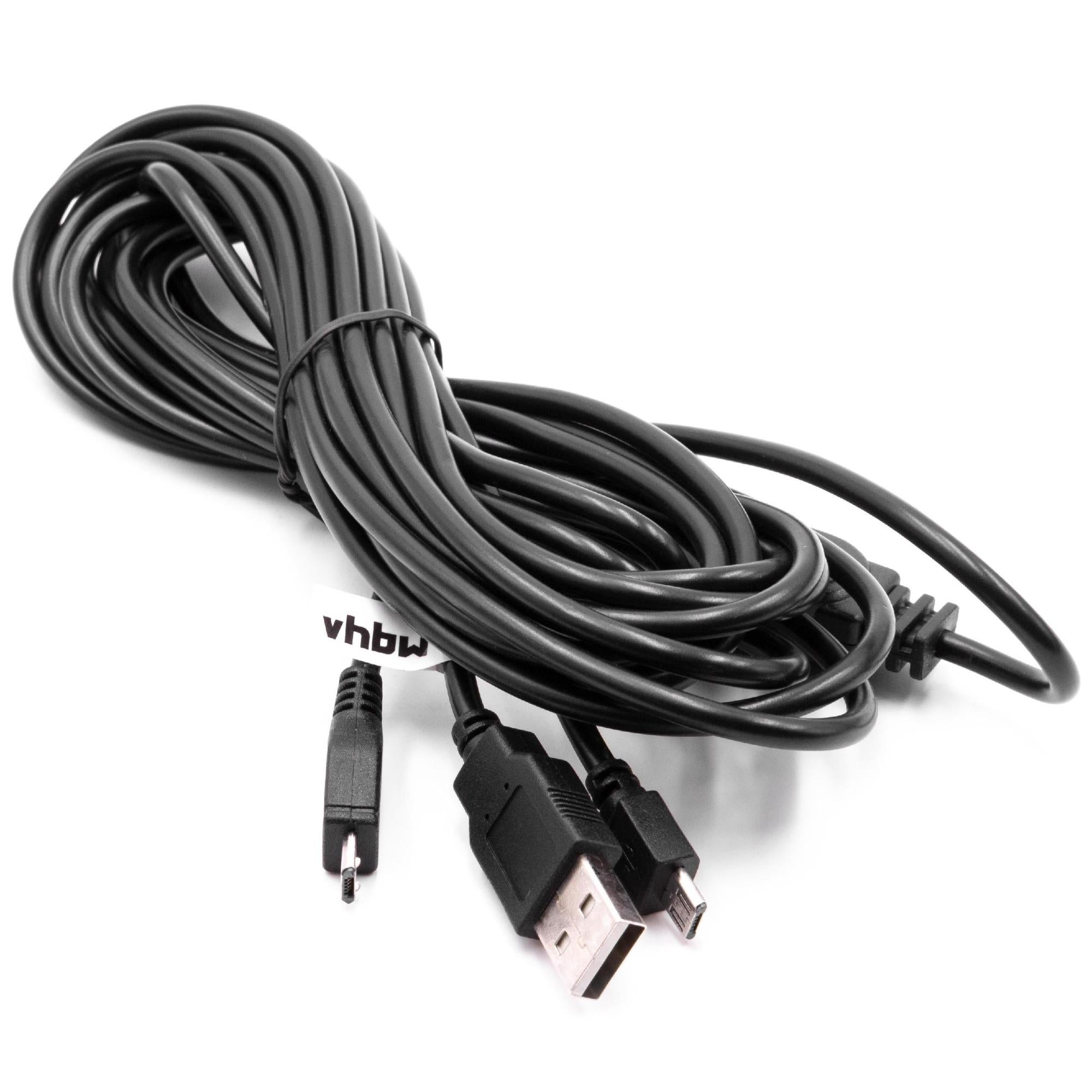 Vhbw Câble de recharge en Y Micro-USB Diviseur extra long 3.41m par ex ...