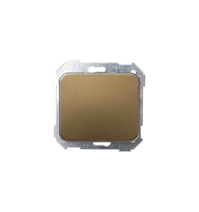 Plaque aveugle Simon 75 bronze - SIMON | Leroy Merlin