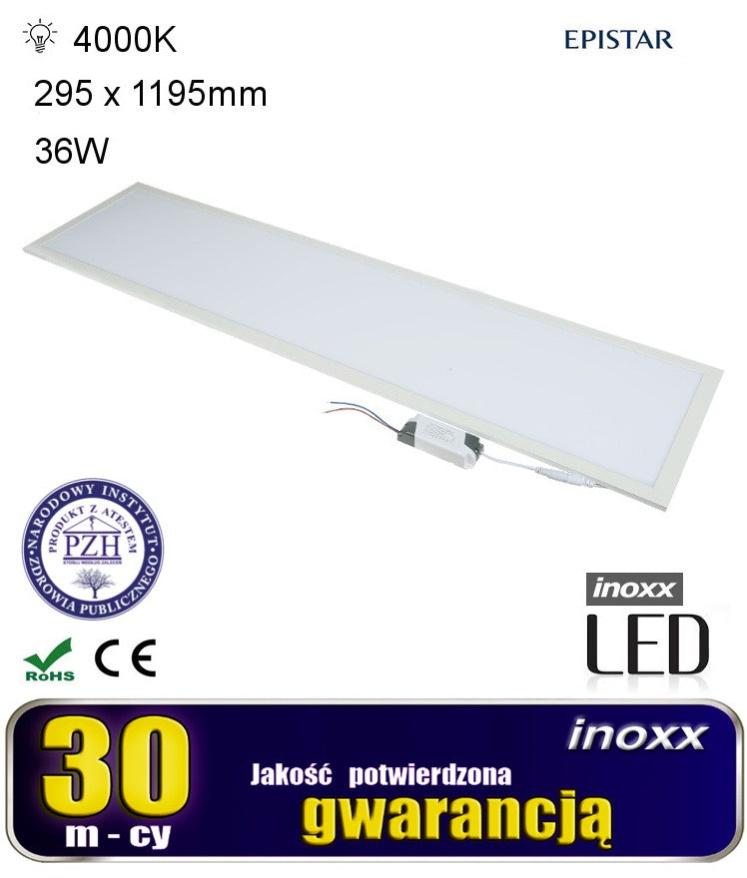 Panneau LED 120x30 36w plafonnier slim coffer 4000k neutre | Leroy Merlin