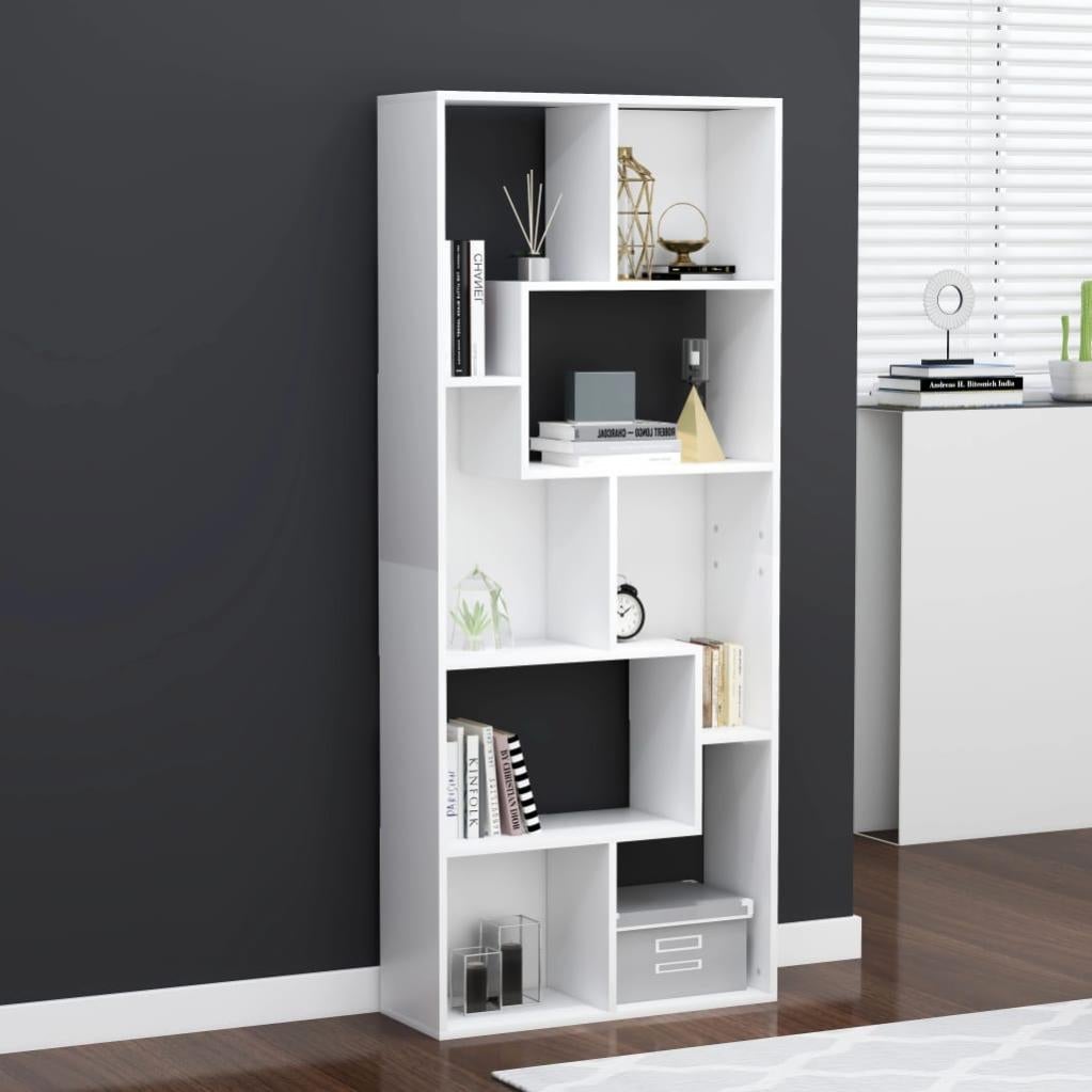 VidaXL Libreria Bianca 67x24x161 cm in Legno Multistrato | Leroy Merlin