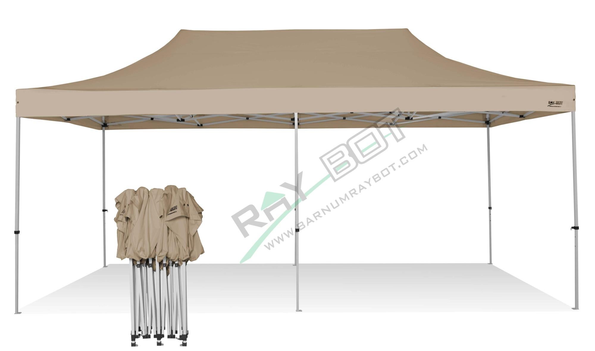 Carpa Plegable 6x3 Crudo Sin Telones Laterales Acero 30 mm. Tejido ...