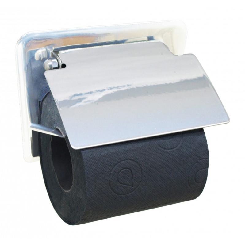 Portarrollos con tapa Basic blanco | Leroy Merlin